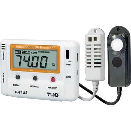 TR-74Ui | UV, Illuminance, Temperature, Humidity Data logger
