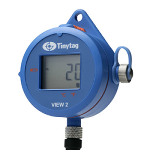 Tinytag View 2 | TV-4020 | Display temperature data logger and probe